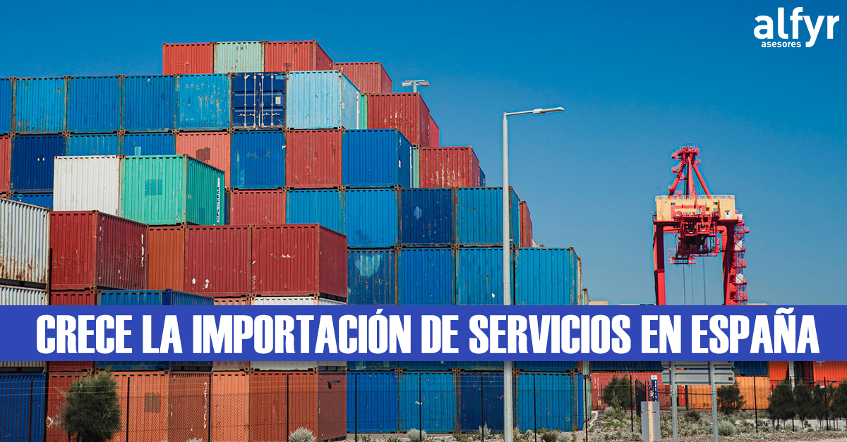 La importación de servicios creció en España en 2018